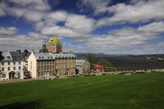 View Towards Chateau Frontenac Harbour St Editorial Stock Photo - Stock ...