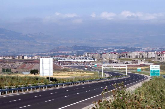 Expressway Ethiopias Addis Ababa Adama Which Editorial Stock Photo ...