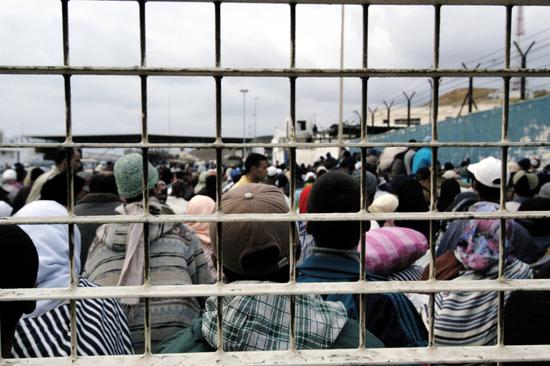 Border Control Between Spanish Enclave Ceuta Editorial Stock Photo ...