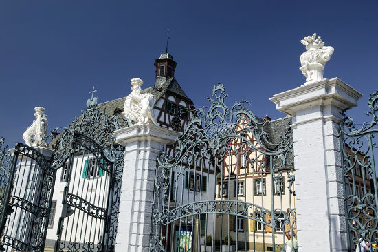 Old Town Hall Front Schloss Engers Editorial Stock Photo - Stock Image ...