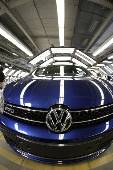 Golf Car Production Vw Plant Wolfsburg Editorial Stock Photo - Stock ...
