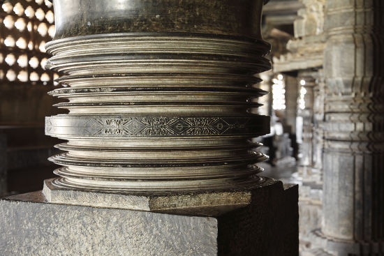 Turned Column Hoysaleswara Temple Hoysala Style Editorial Stock Photo ...