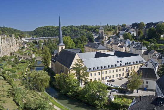 Valley Lower Part Corniche Alzette Luxembourg Editorial Stock Photo ...