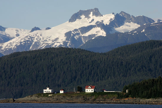 Point Retreat Lighthouse On Admiralty Island Editorial Stock Photo ...