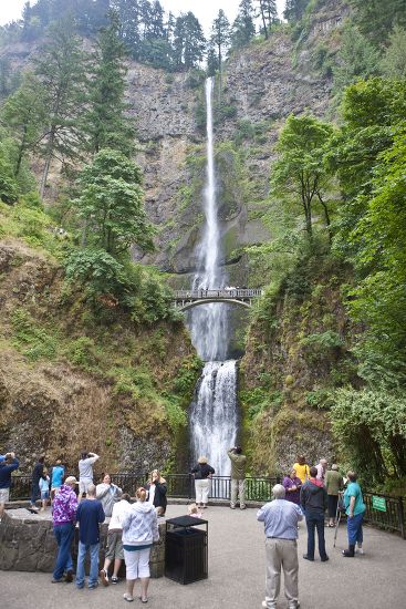 Multnomah Falls Columbia River Gorge Cascade Editorial Stock Photo ...