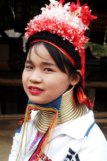 Woman Palong Tribe Wearing Rings Around Editorial Stock Photo - Stock ...