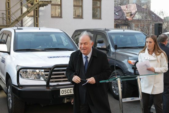 Ambassador Ertugrul Apakan Chief Monitor Osce Editorial Stock Photo ...