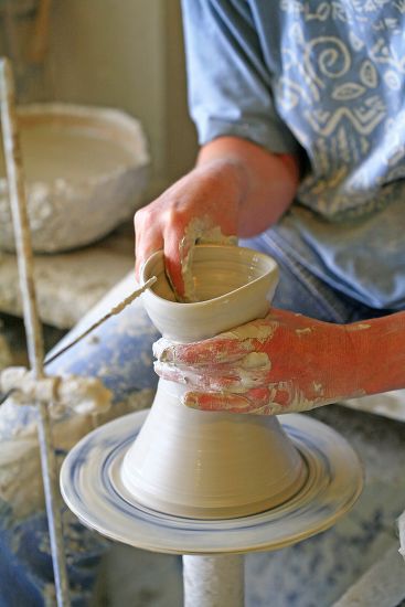 Pottery Potter Making Vessel Editorial Stock Photo - Stock Image ...