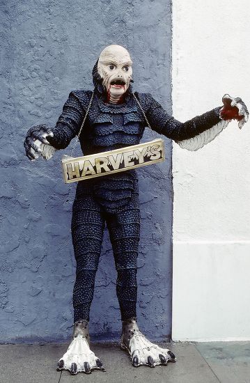 Fishman Scaly Skin Lifesize Figure Horror Editorial Stock Photo - Stock ...