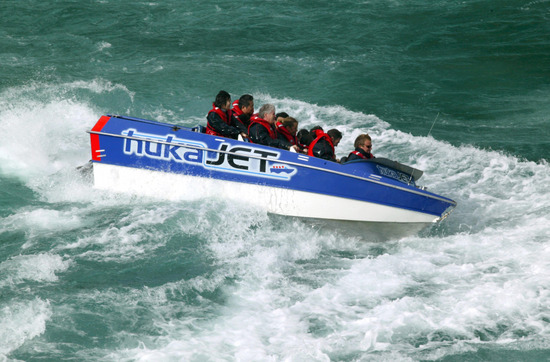 Huka Jet Boat Huka Falls Wairakei Editorial Stock Photo - Stock Image ...