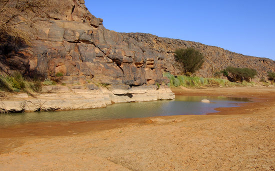 Water Rest Riverbed Near Prehistoric Archaeological Editorial Stock ...