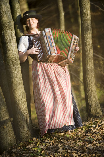 Model Released Woman Traditional Costume Styrian Editorial Stock Photo ...
