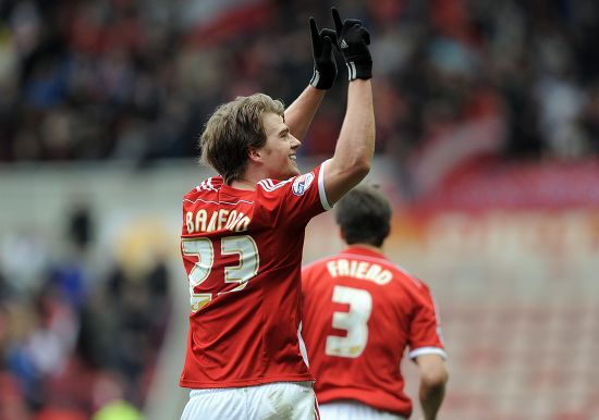 Patrick Bamford Middlesbrough Celebrates Scoring Fourth Editorial Stock ...