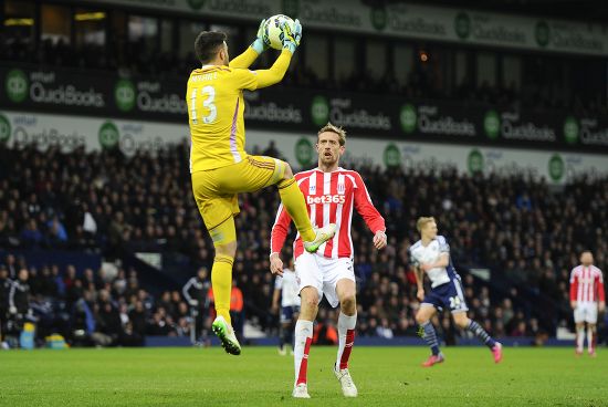 Peter Crouch Stoke City Watches Goalkeeper Editorial Stock Photo ...