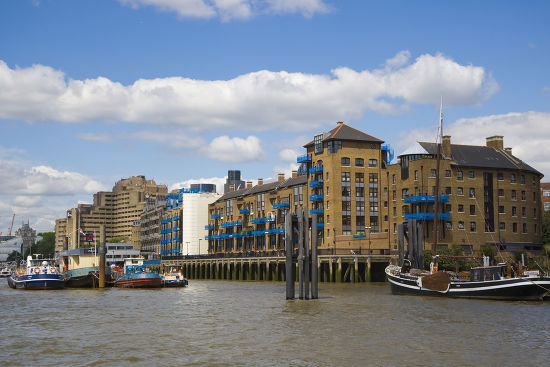 Tower Bridge Wharf St Katharines Way Editorial Stock Photo - Stock ...