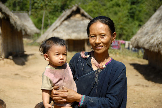 Poverty Portrait Mother Child Woman Lanten Editorial Stock Photo ...