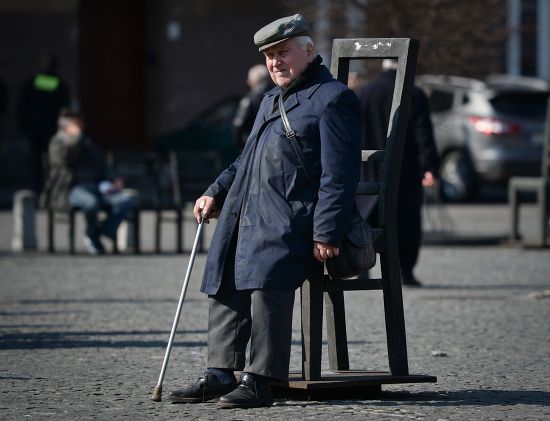 Local Person Seating Contemplating On One Editorial Stock Photo - Stock ...