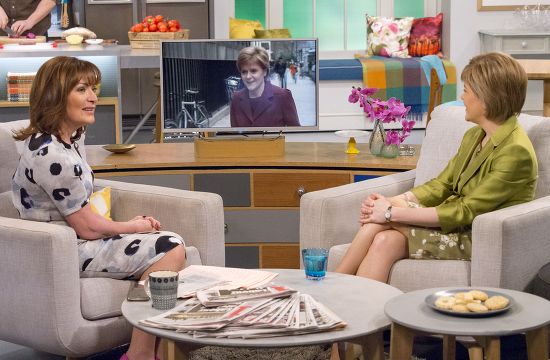 Lorraine Kelly Nicola Sturgeon Editorial Stock Photo - Stock Image ...