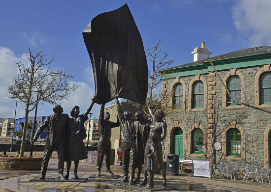 Liberation Day Monument St Helier Jersey Editorial Stock Photo - Stock ...