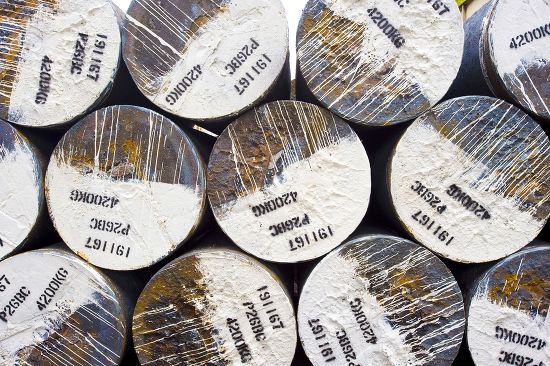 Steel Blanks Manufacturing Pipes Primary Material Editorial Stock Photo ...
