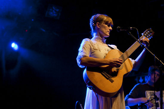 Us Singersongwriter Laura Gibson Live Schueuer Editorial Stock Photo ...