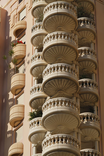 Round Balconies High Rise Apartment Building Editorial Stock Photo ...