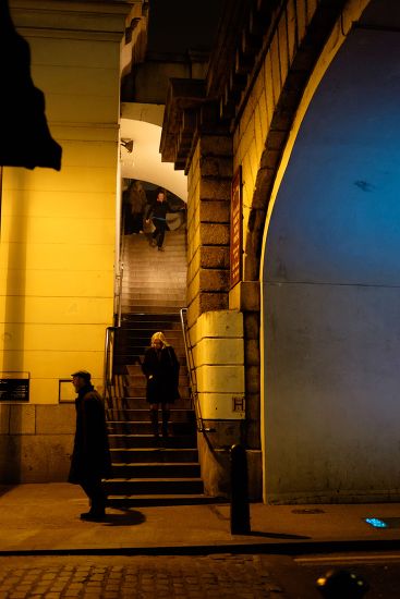 Nancys Steps Immortalised Charles Dickens Oliver Editorial Stock Photo ...