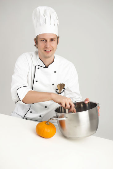 Model Released Chef Stirring Pot Editorial Stock Photo - Stock Image ...