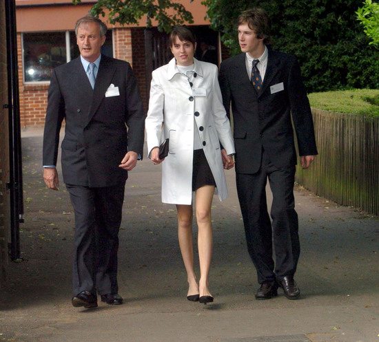 Lord Romsey His Daughter Alexandra Knatchbull Editorial Stock Photo ...