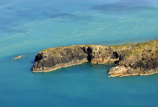 Aerial View Border Island Whitsunday Islands Editorial Stock Photo ...