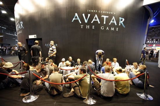 Queues Front James Camerons Avatar Game Editorial Stock Photo - Stock ...