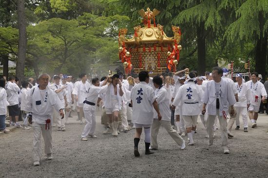 Matsuri Shrine Festival Start Procession Shinto Editorial Stock Photo ...