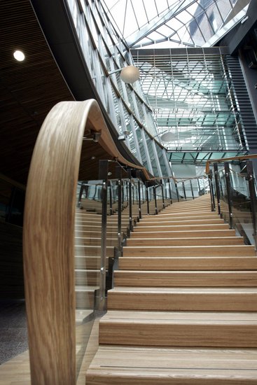 Stairways Atrium New Annex Finnish Parliament Editorial Stock Photo ...