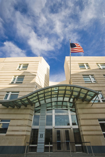 American Embassy Berlin Germany Europe Editorial Stock Photo - Stock ...