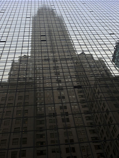 Reflection Chrysler Building Opposite Building Manhattan Editorial Stock Photo - Stock Image ...