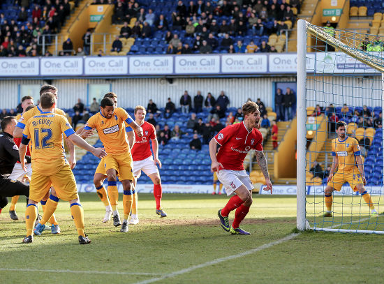 Jake Hyde Celebrates His Goal During Editorial Stock Photo - Stock ...
