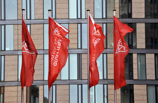 Building Ig Metall Trade Union Flags Editorial Stock Photo - Stock ...