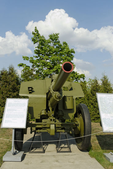 Soviet 122 Mm M30 Howitzer Model Editorial Stock Photo - Stock Image ...