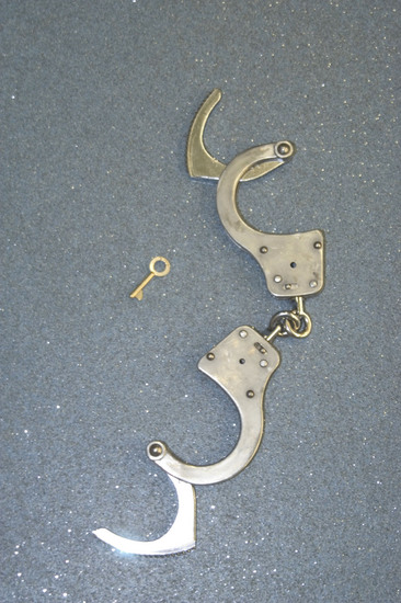 Pair Handcuffs Editorial Stock Photo - Stock Image | Shutterstock