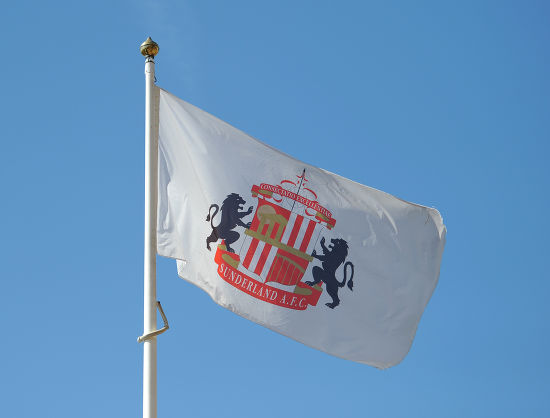 Sunderland Emblem Flag Blowing Wind Editorial Stock Photo - Stock Image ...