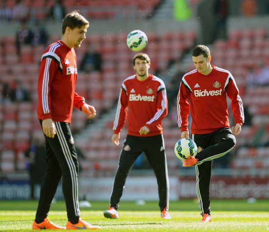 Adam Johnson Right Sunderland Returns Bench Editorial Stock Photo ...