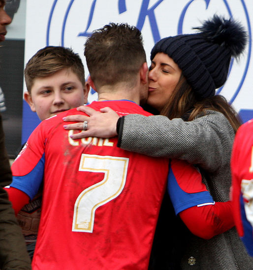 Jamie Cureton Gets Hug Final Whistle Editorial Stock Photo - Stock ...