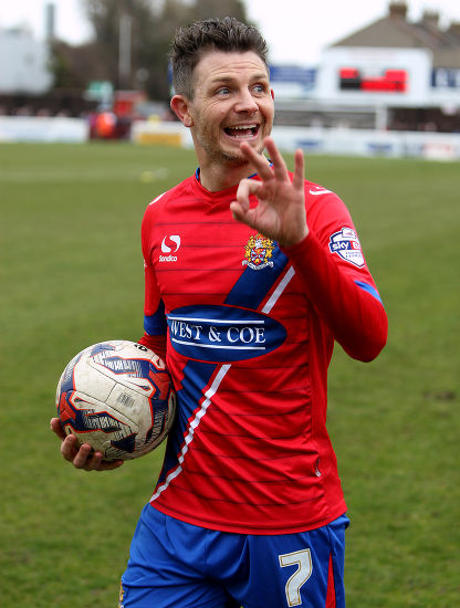 Jamie Cureton Celebrates Match Ball Editorial Stock Photo - Stock Image ...