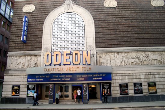 Odeon Cinema Shaftesbury Avenue London Britain Editorial Stock Photo ...