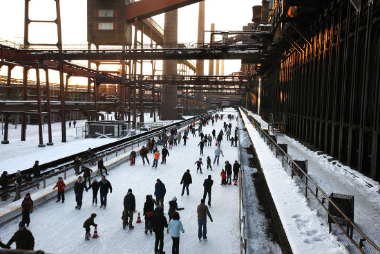 Ice Skating Rink Zollverein Coking Plant Editorial Stock Photo - Stock ...
