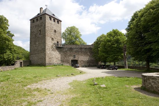 Schloss Sayn Castle Foot Castle Hill Editorial Stock Photo - Stock ...