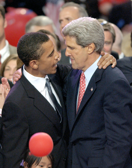Barack Obama John F Kerry On Editorial Stock Photo - Stock Image ...
