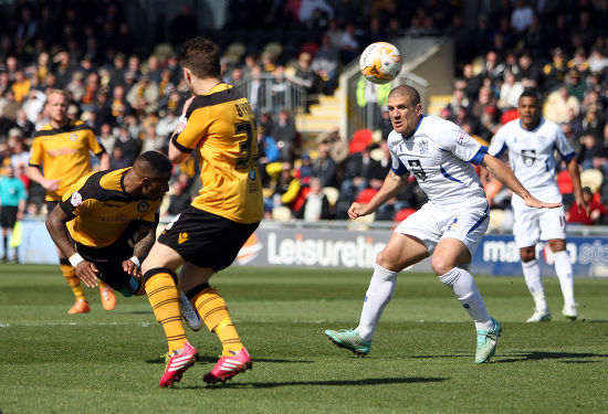 Aaron Oconnor Newport County Afc Heads Editorial Stock Photo - Stock ...