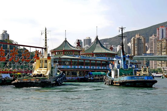 Ferries Tai Pak Floating Restaurant Hong Editorial Stock Photo - Stock ...