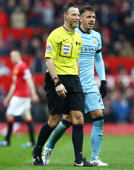 Referee Mr Mark Clattenburg Smiles Front Editorial Stock Photo - Stock ...